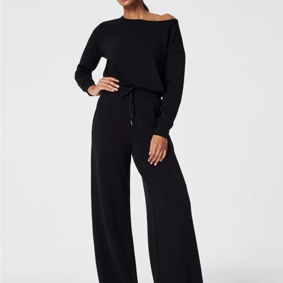 SPANX | Pants & Jumpsuits | Spanx Airessentials Offtheshoulder Jumpsuit ...
